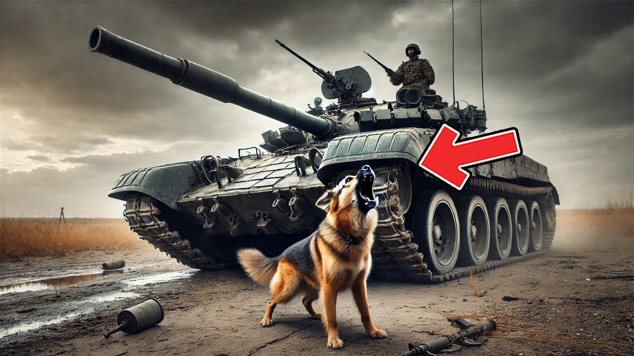 K9 dog barks and won’t stop barking at the tank. What the soldiers find ...