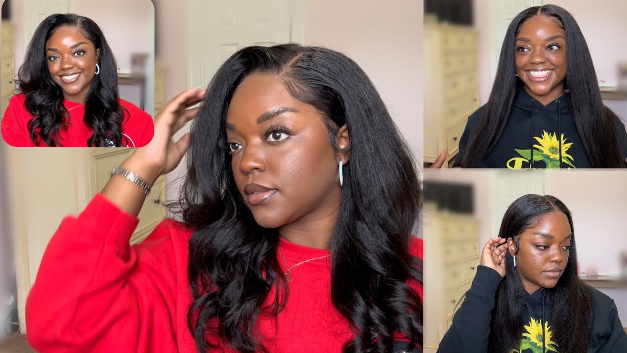 The Most Natural Kinky Straight Wig! | RPG Hair - YouTube