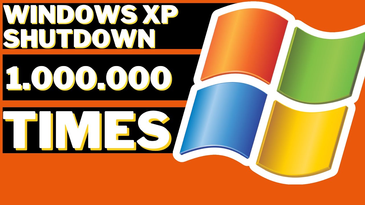 Windows XP Shutdown 1,000,000 times | sound effect one million times ...