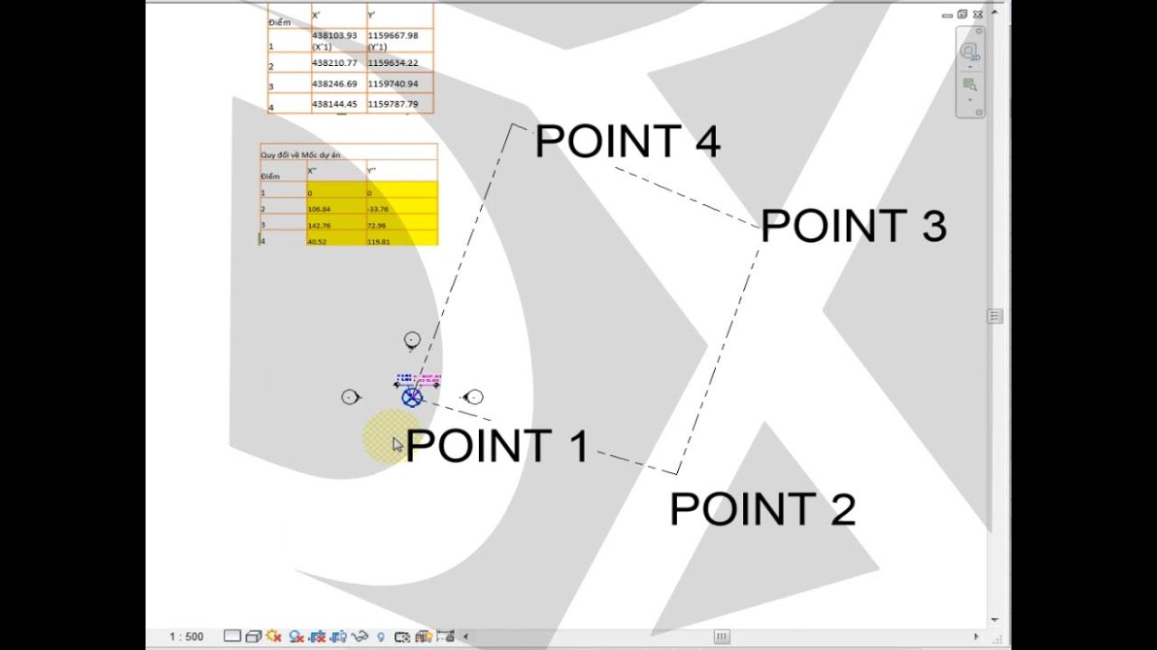 DxD 401 Revit Survey Point and Project Base Point VN 2000 - YouTube