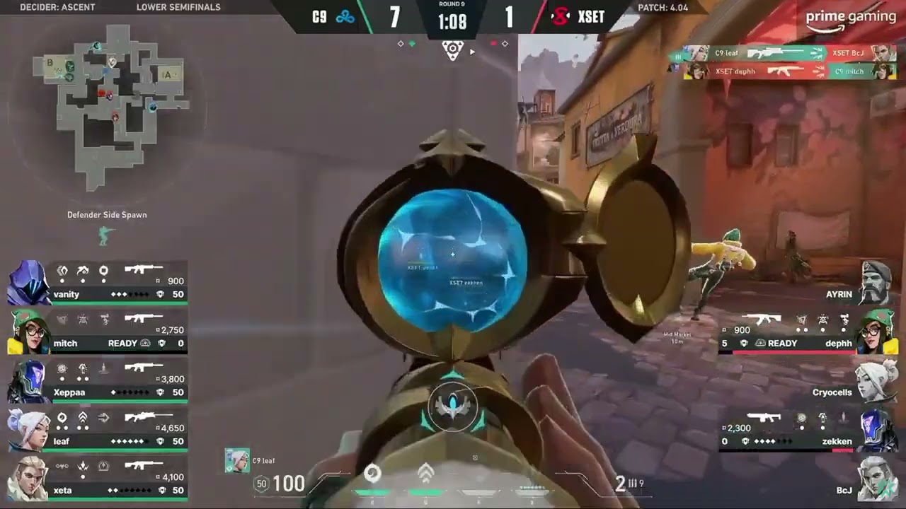 C9 Leaf with an ACE using OP against Xset - YouTube