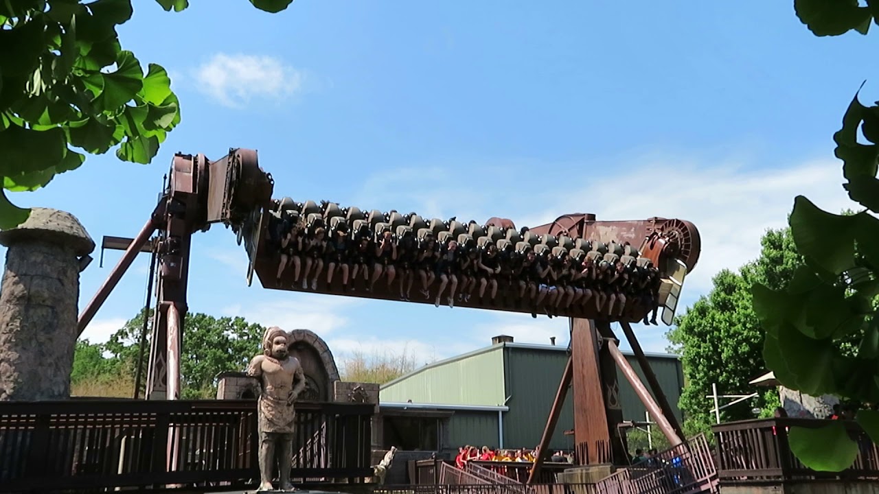 The Crypt At Kings Dominion Off-Ride - YouTube