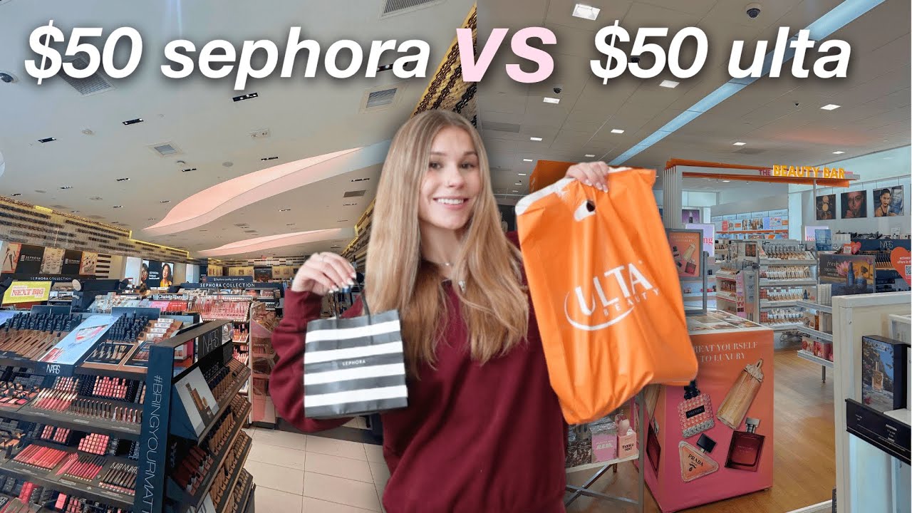 $50 AT SEPHORA VS $50 AT ULTA - YouTube