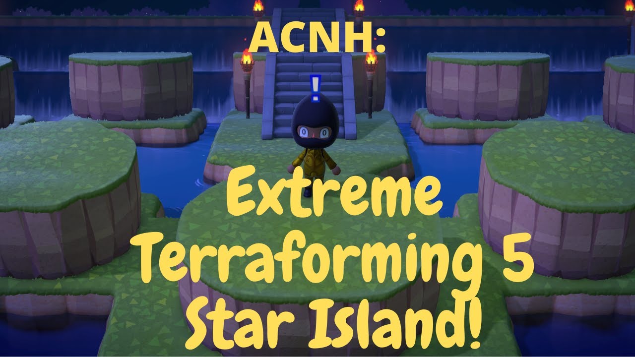 ACNH: Extreme Terraforming and Five Star Town Design! - YouTube