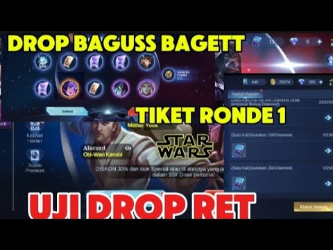 UJI DROP RET TIKET RONDE 1 STAR WARS BAGUSS🔥🔥 - YouTube