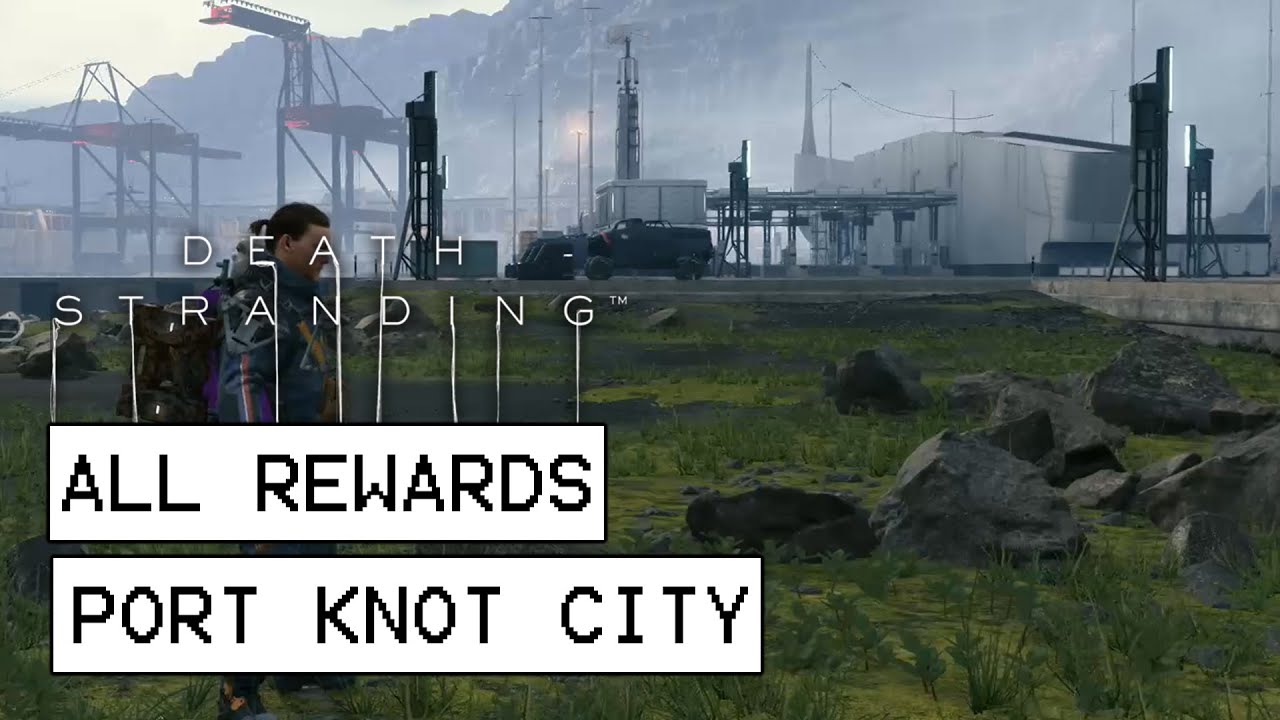 Death Stranding All Rewards - Port Knot City + Mask Colour (Yellow ...