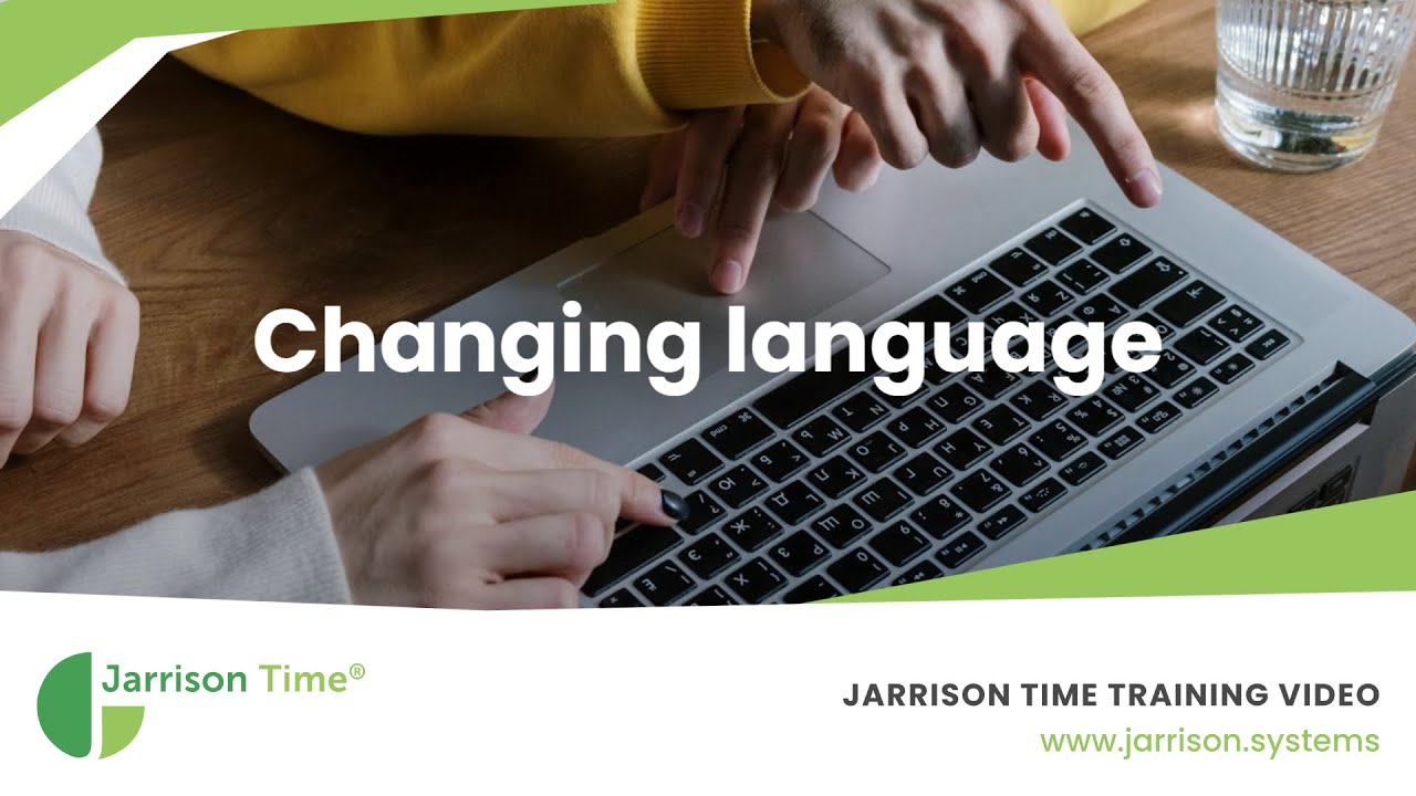 Changing language - YouTube