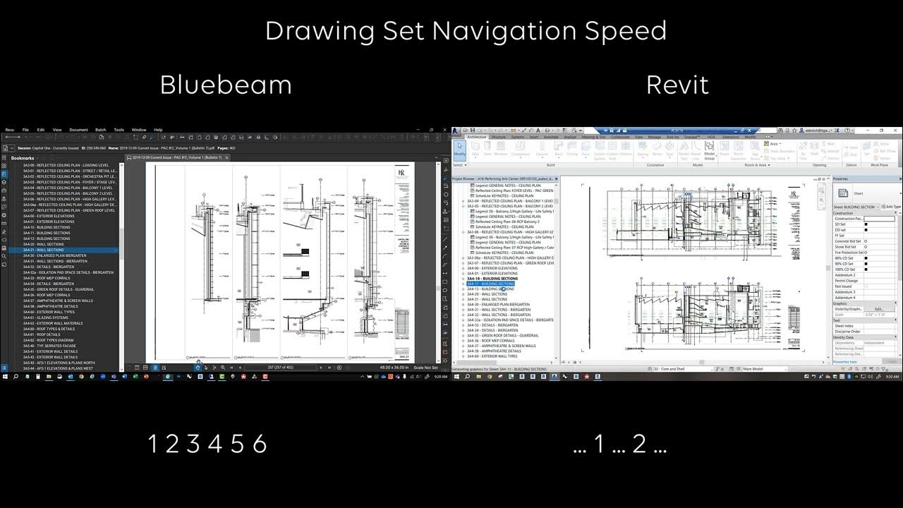 Bluebeam vs. Revit Set Navigation Speed - YouTube