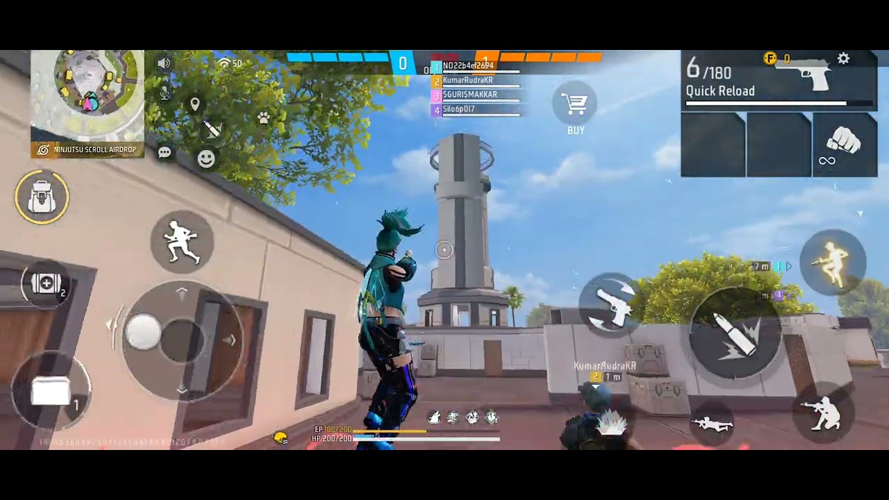 free fire Max mobile game full double match video 22 kill part 11 # ...