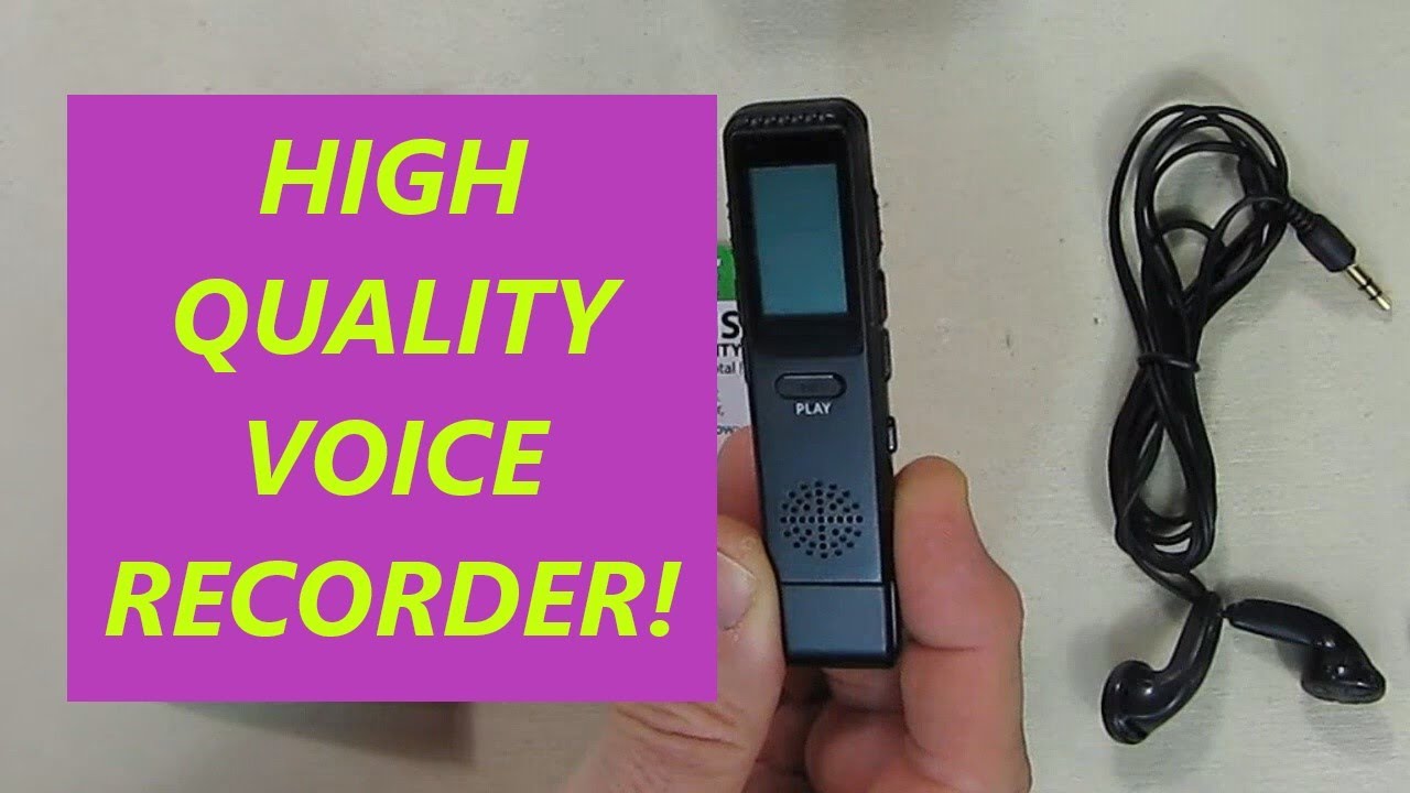 HIGH QUALITY Digital Voice Recorders REVIEW - YouTube