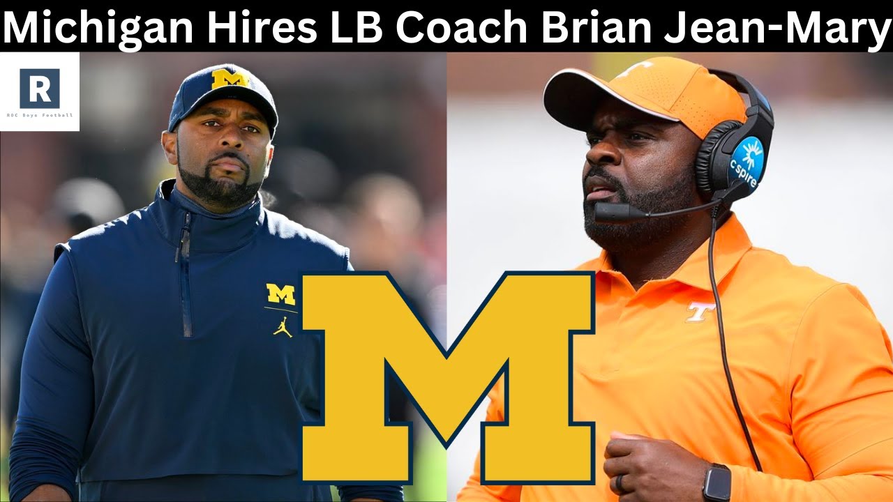 Michigan Hires Brian Jean-Mary As Next LB Coach | Michigan Football ...