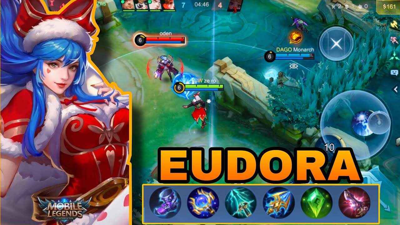 EUDORA WITH ONE HIT DAMAGE AND COMBO SKILLS |IT’S FUN TO PLY MLBB - YouTube