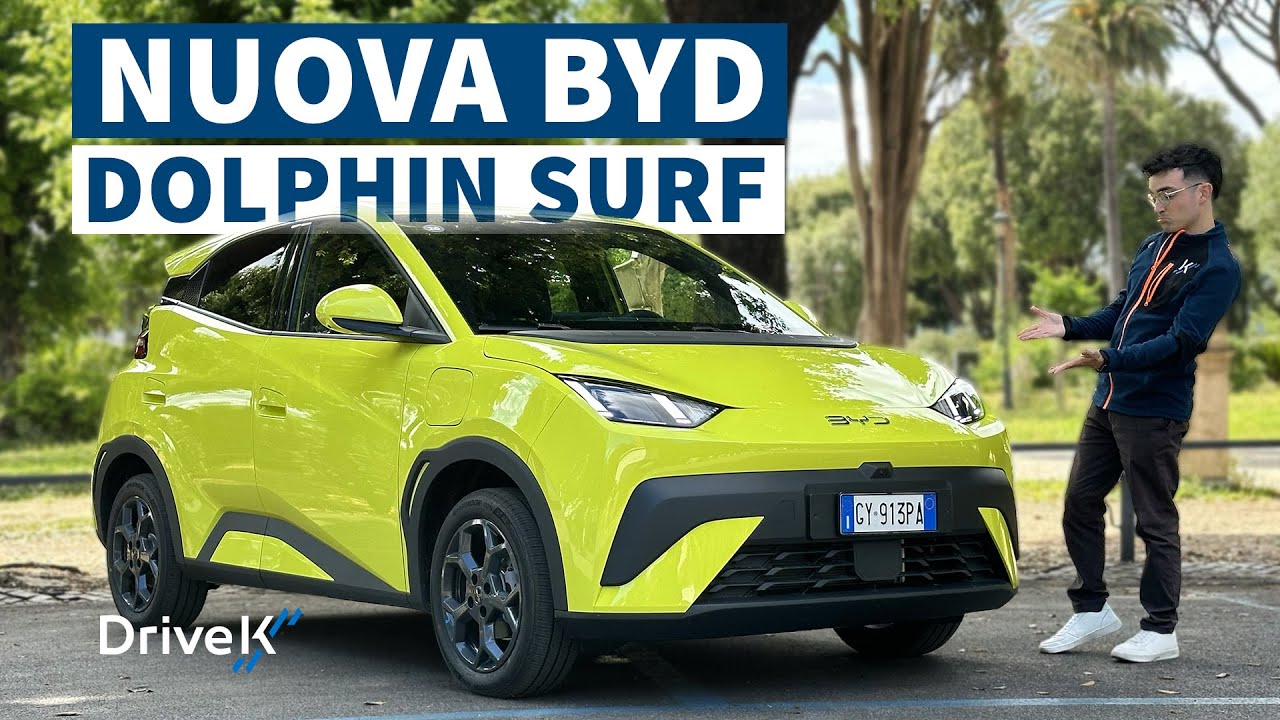 La CITY CAR elettrica sotto i 20.000 € che SORPRENDE! | BYD DOLPHIN ...