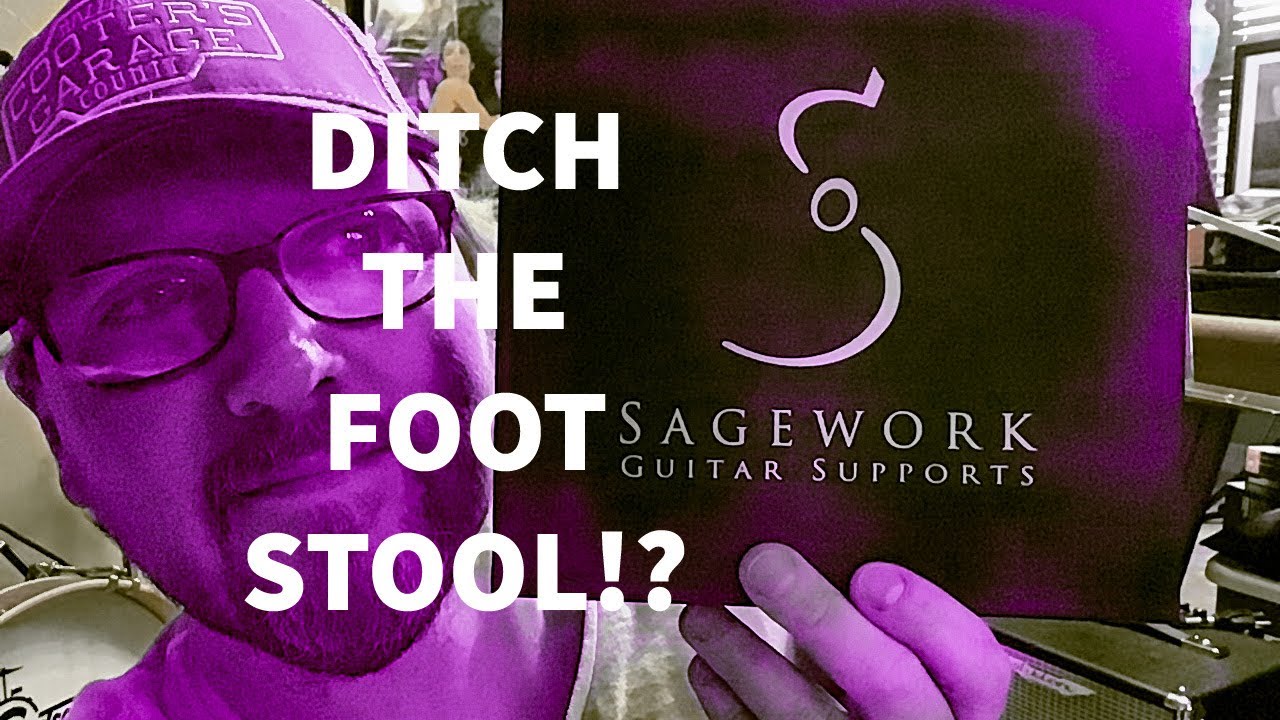DITCH THE FOOTSTOOL unboxing SAGEWORKS guitar rest - YouTube