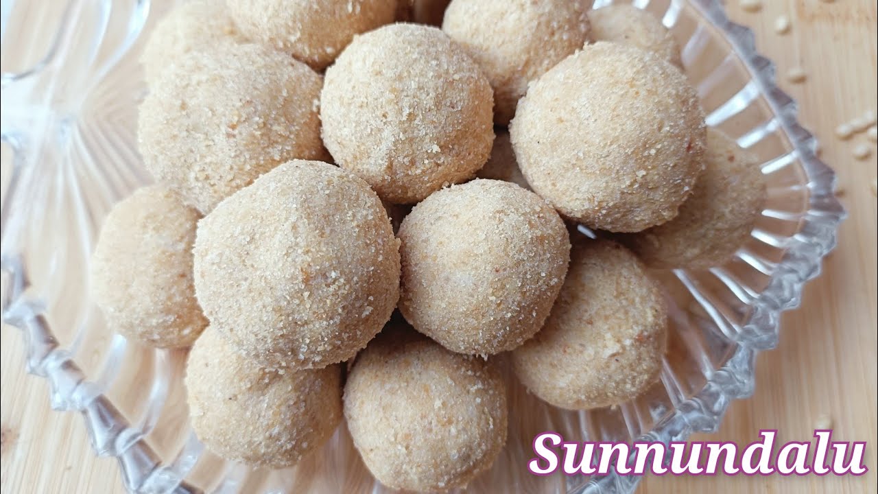 Sunnundalu/ మినప సున్నుండలు /Urad dal Ladoo/sunnundalu in Telugu/ Pindi ...