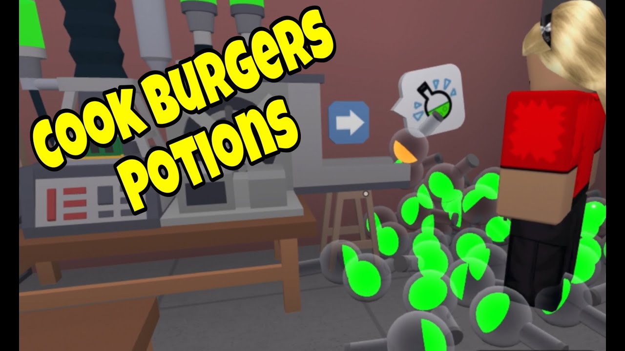 Making POTIONS in COOK BURGERS - YouTube