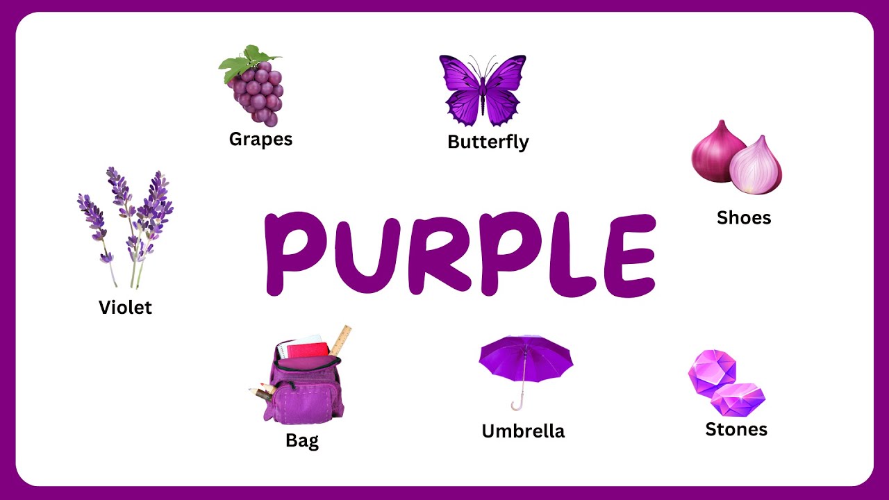 learn color purple | Baby shark learn colors | Cocomelon Nursery Rhymes ...