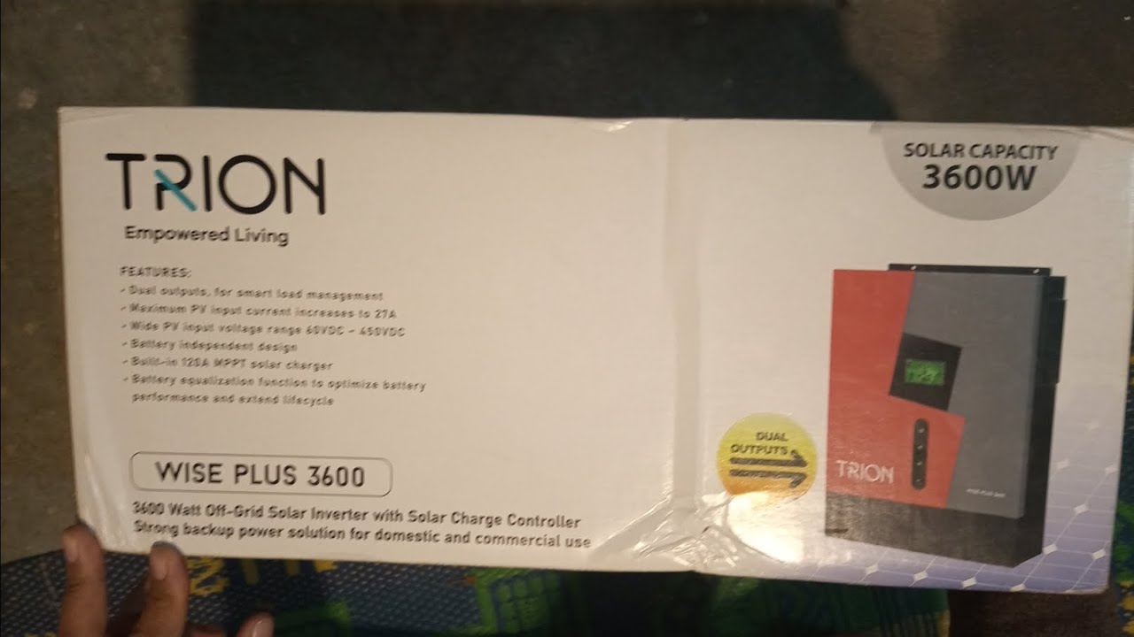 Best Solar Inverter For 3.6 Kw Solar System | Solar Inverter Trion ...