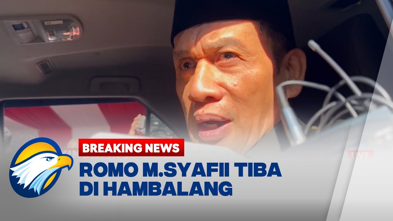 BREAKING NEWS - Romo M. Syafii Tiba di Pembekalan Calon Menteri Hari ...