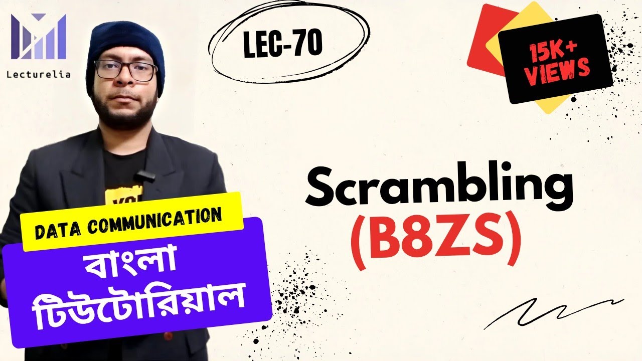 (Part-4.12) Scrambling (B8ZS) | Data Communication Bangla Tutorial ...