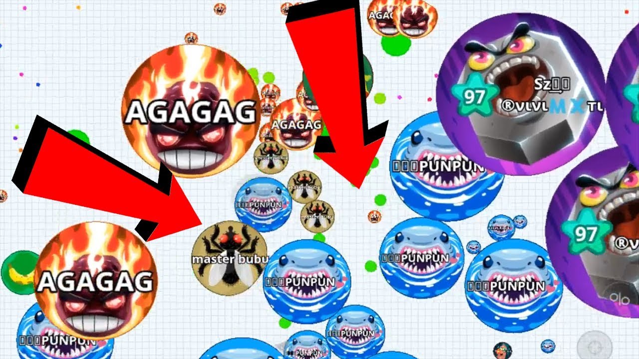 Agar.io Solo Fight Till The END Take OVER Best Moments Agario Mobile ...