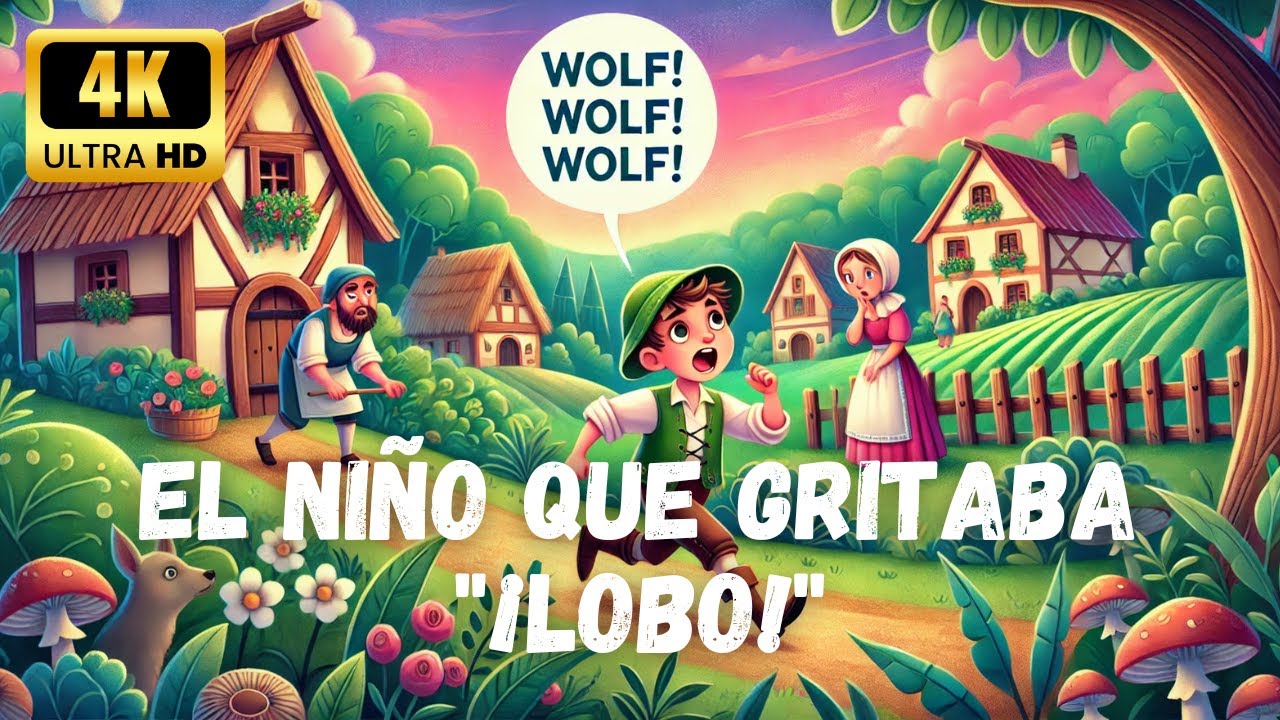 El Niño que Gritaba "¡Lobo!" | historias para niños | Dibujos Animados ...