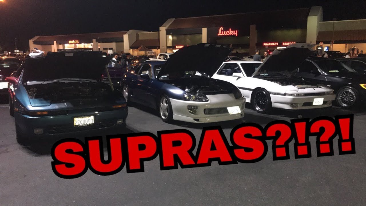 SUPRA GANG AT MY CAR MEET | ValeeMeetz - YouTube