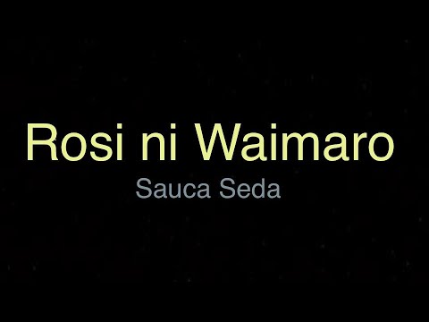 Sigidrigi - Rosi ni Waimaro Sauca Seda - YouTube