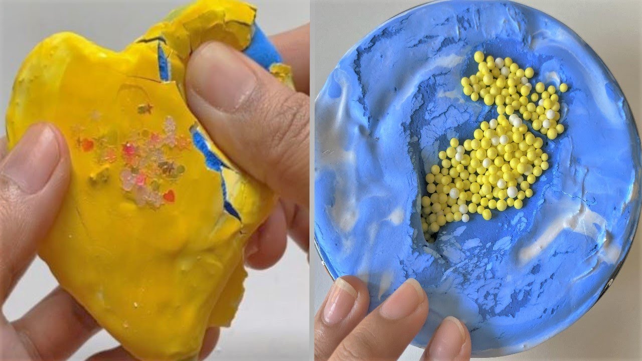 Plaster Clay Cracking & Slime ASMR Video #467 - YouTube