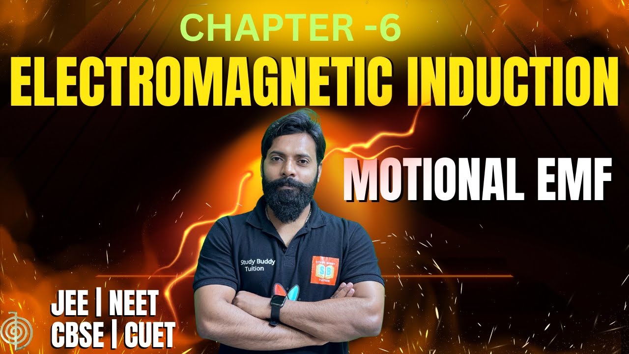 Motional EMF | Electromagnetic Induction Class 12 | JEE NEET Physics by ...