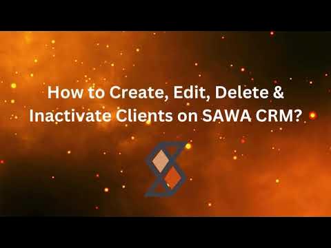 How to Add New Clients on Sawa CRM - Step-by-Step Tutorial - YouTube