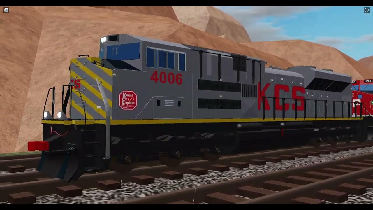 KCS Grey Ghost Leads Train Scrap Train W/ CP GEVO - YouTube