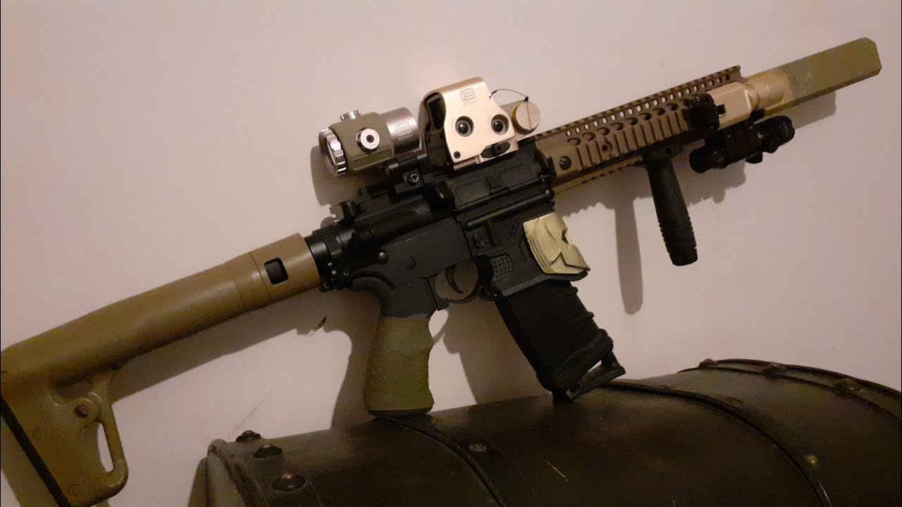 crosman dpms sbr random parts build part 1 - YouTube