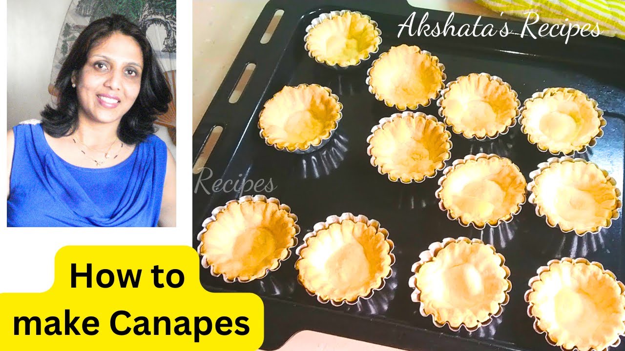 How to make Canapes at home |Eggless canapes| @akshatasrecipes|tart ...