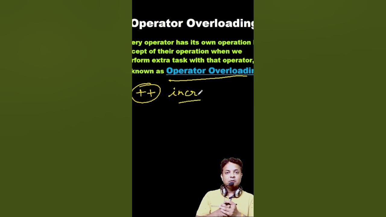 Operator Overloading। Polymorphism। Tutorials For Beginners। Coding Tutorials। Shorts