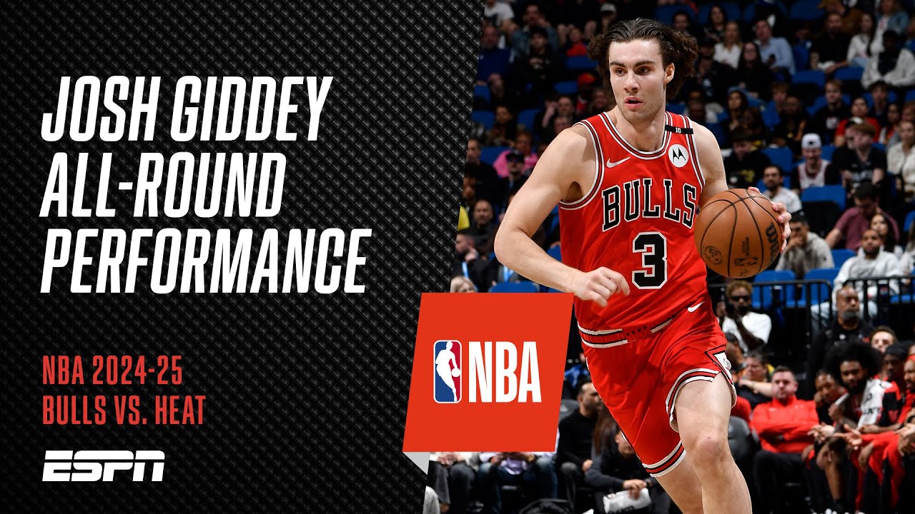 Josh Giddey drops a triple-double in Bulls' win | #NBA - YouTube