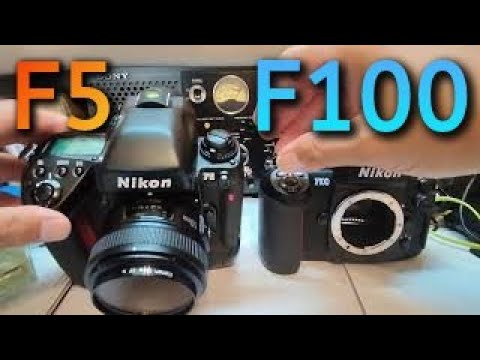 Nikon F5 vs Nikon F100 film camera - YouTube