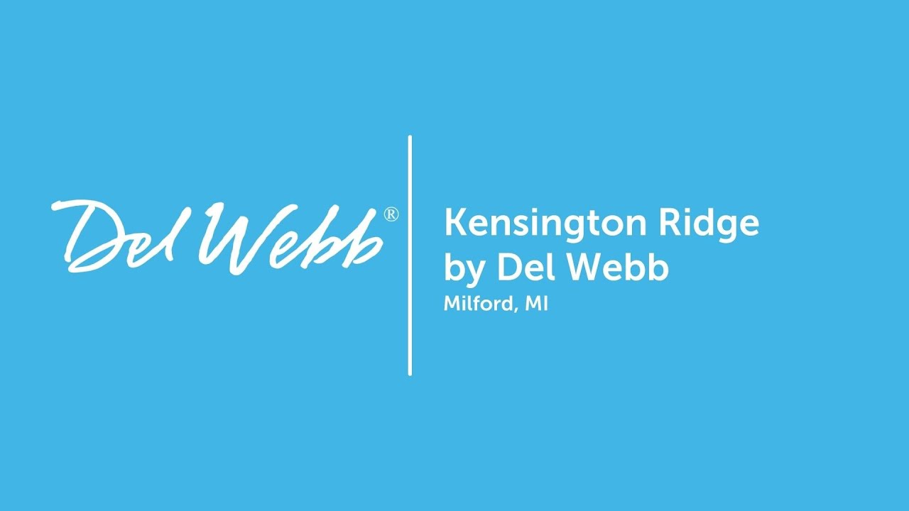 New Homes in Detroit | Kensington Ridge by Del Webb | Home Builder | Del Webb Homes - YouTube