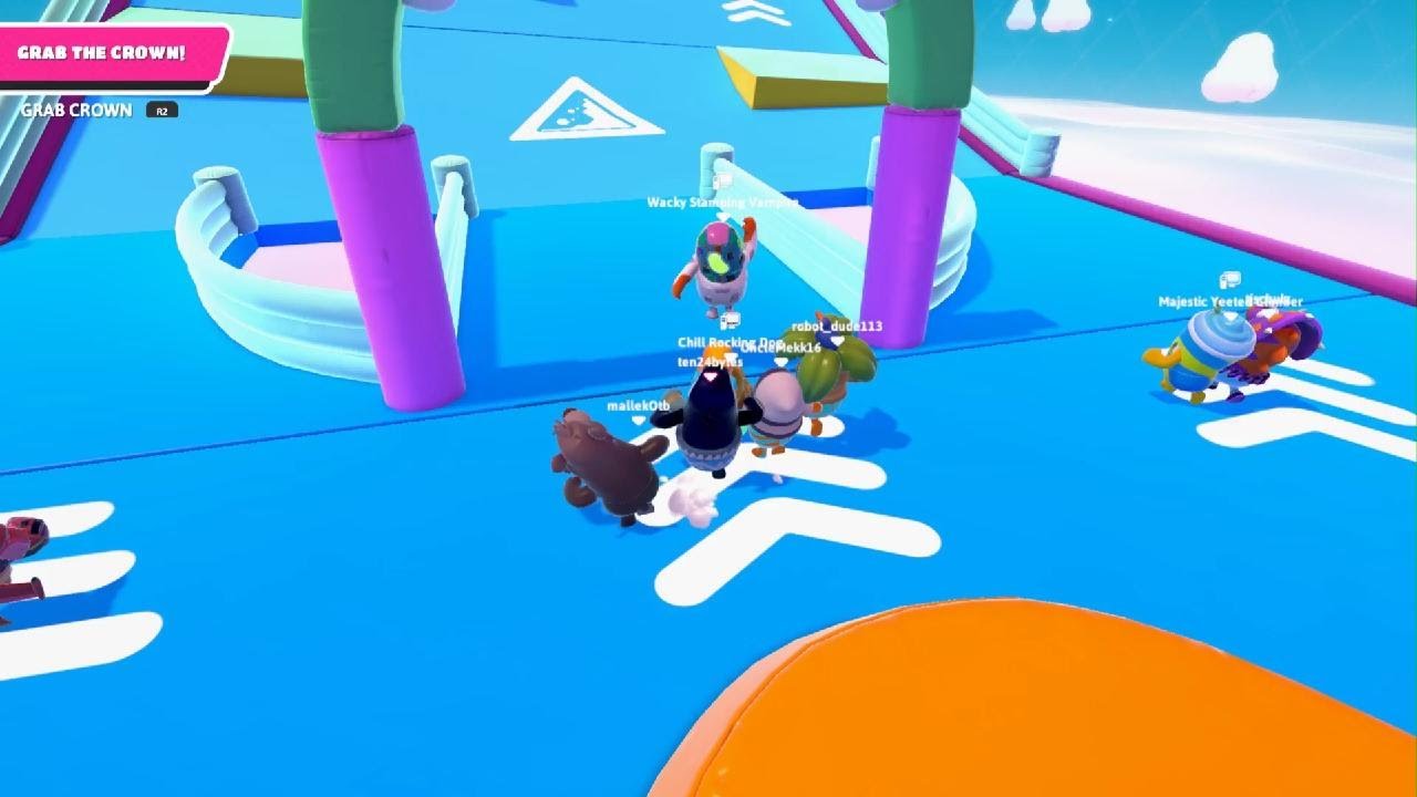 Fall Guys: unlocking golden chicken top - YouTube