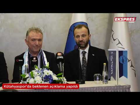 Kütahyaspor'da beklenen açıklama yapıldı