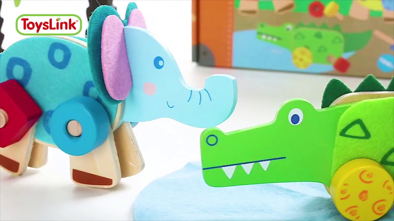 Toyslink Wooden DIY Construction Sets - YouTube