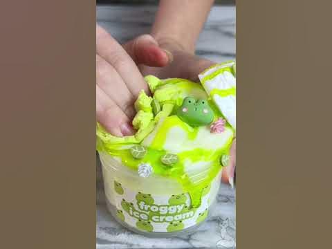 Froggy Ice Cream 🐸🍦 | by Momo Slimes - YouTube