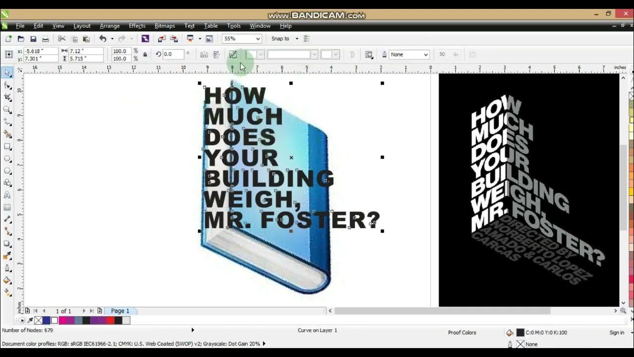 Coreldraw Basic Typography Techniques For Beginners - Ahsan Sabri - YouTube