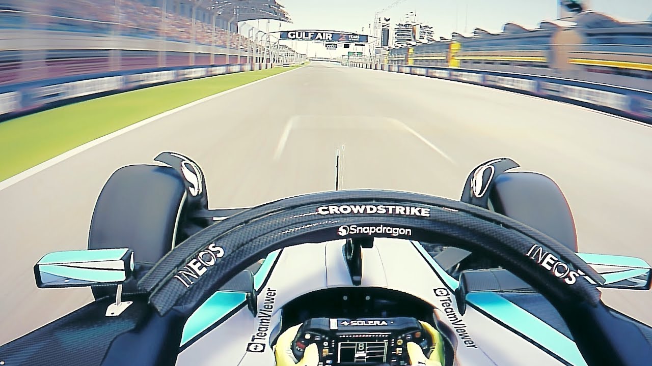 F1 2024 Lewis Hamilton ONBOARD | 2024 Bahrain Pre-Season Testing | # ...