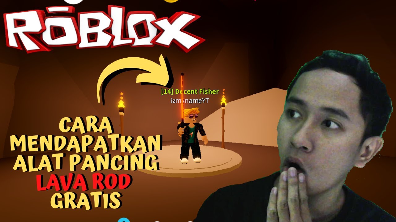 CARA MENDAPATKAN ALAT PANCING LAVA ROD GRATIS || Fishing Simulator ...