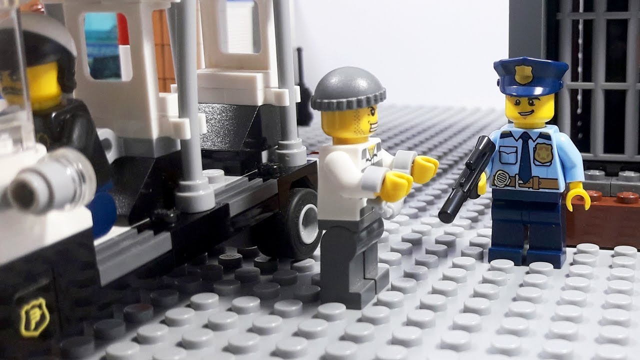 Lego City Prisoner Transport | Lego Stop Motion | Cartoon For Kids ...