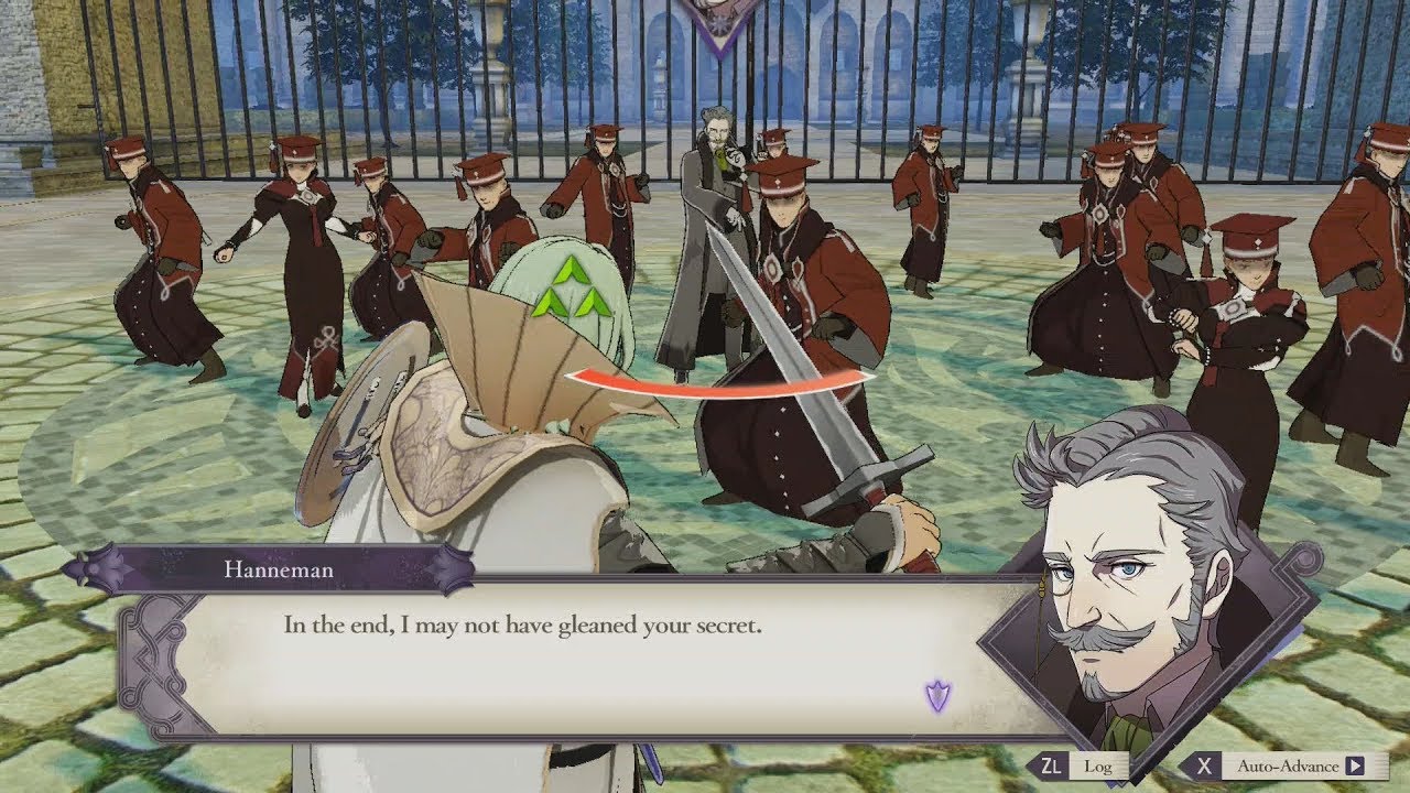 Fire Emblem: Three Houses Byleth Vs Hanneman Unique Dialogue - YouTube