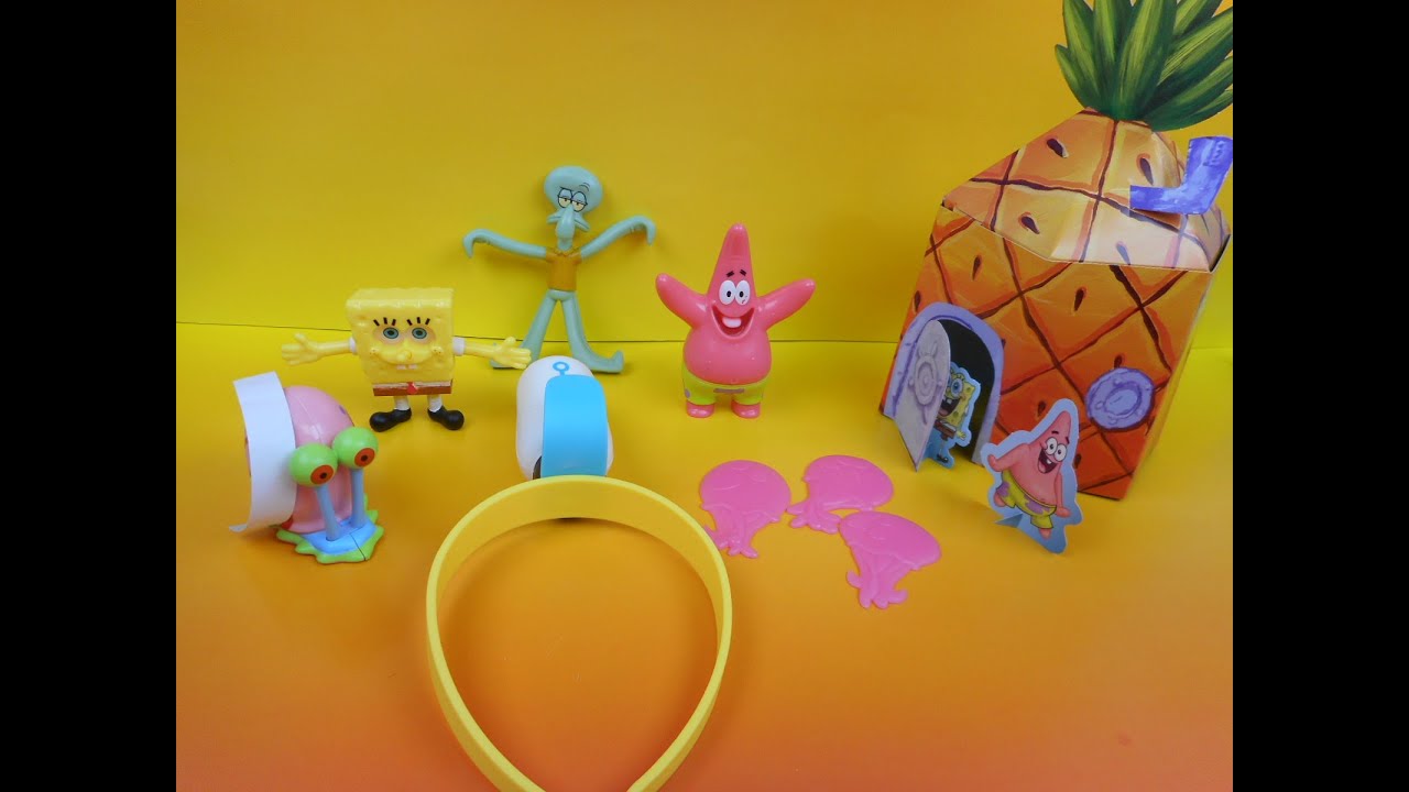 2014 SONIC WACKY PACK KIDS MEAL NICKELODEON SPONGEBOB SQUAREPANTS SET ...