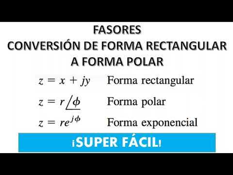 CONVERSIÓN DE FORMA RECTANGULAR A FORMA POLAR / ¡SUPER FÁCIL! - YouTube