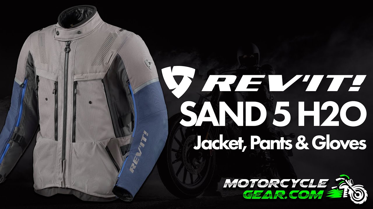 REV'IT! Sand 5 H20 Jacket, Pants & Gloves Review - YouTube